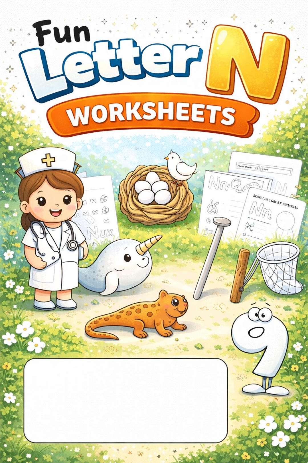 Letter N Learning Pack – 5 Printable Pages for Preschool & Kindergarten ...