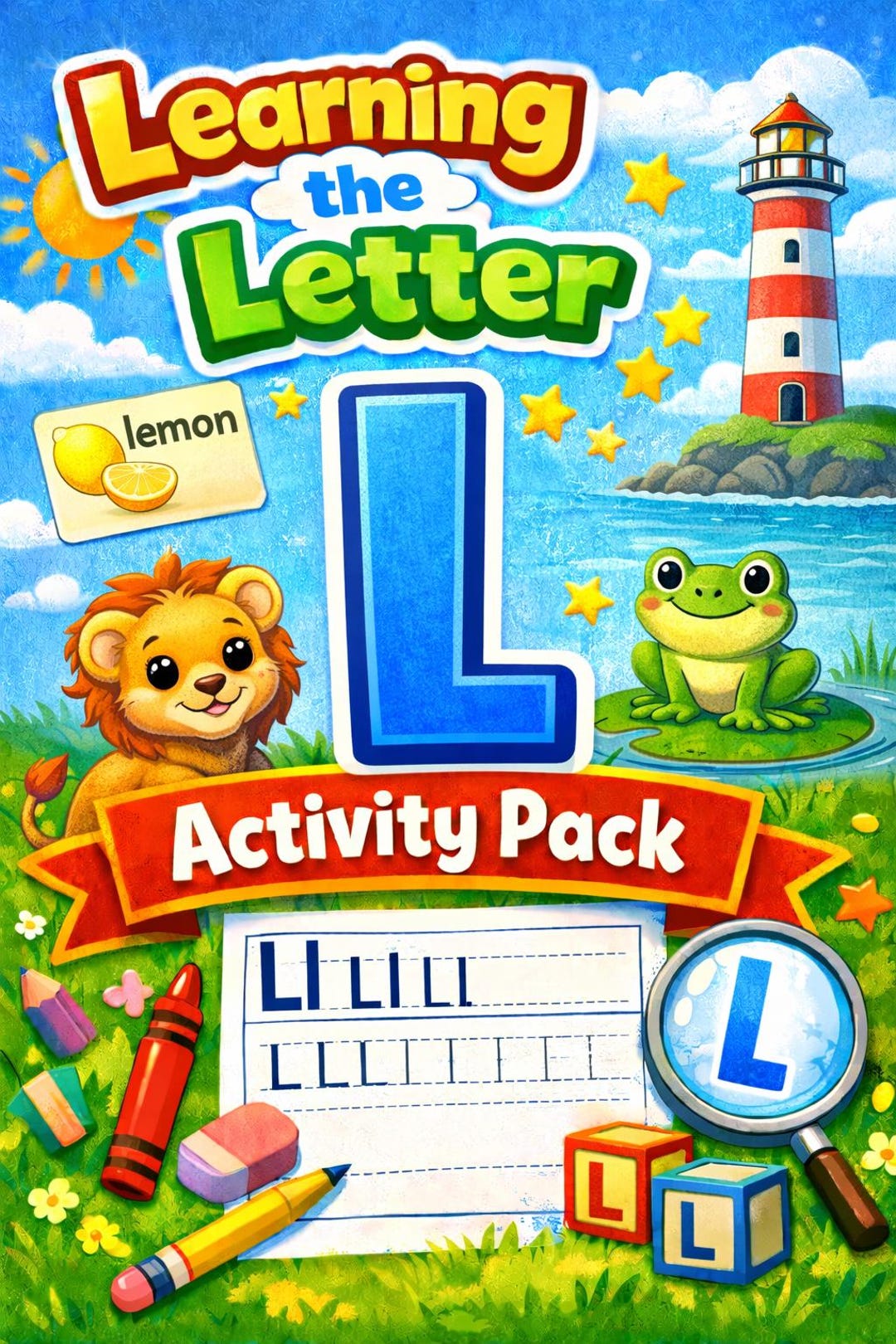 Letter L Learning Pack – 5 Printable Alphabet Worksheets for Preschool ...