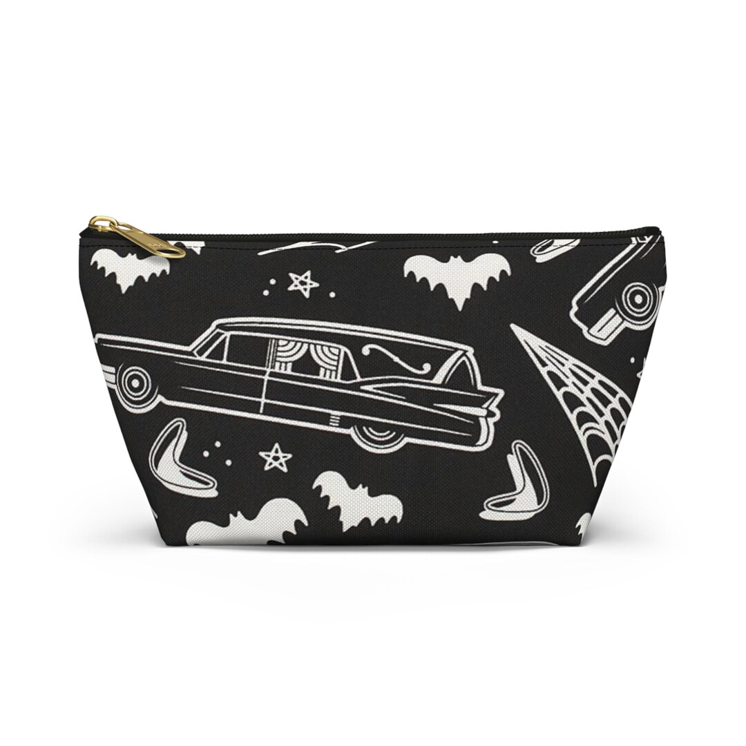 Vintage Gothic Mini Clutch Bag | Spooky Retro Car Wristlet | Dark ...
