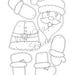 Giant Cut-out Santa Kids Craft | Large Printable Christmas Activity ...