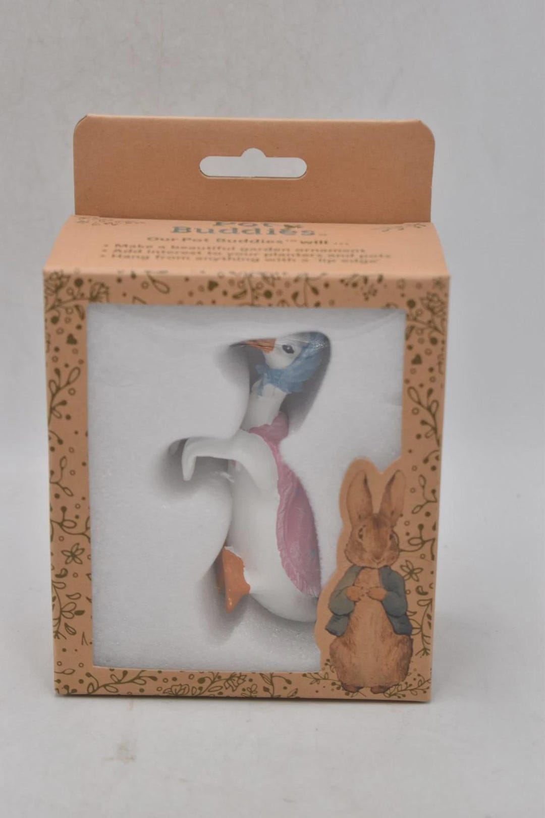 Peter Rabbit Pot Buddies Figure – Garden Flower Pot Hanger – Jemima ...