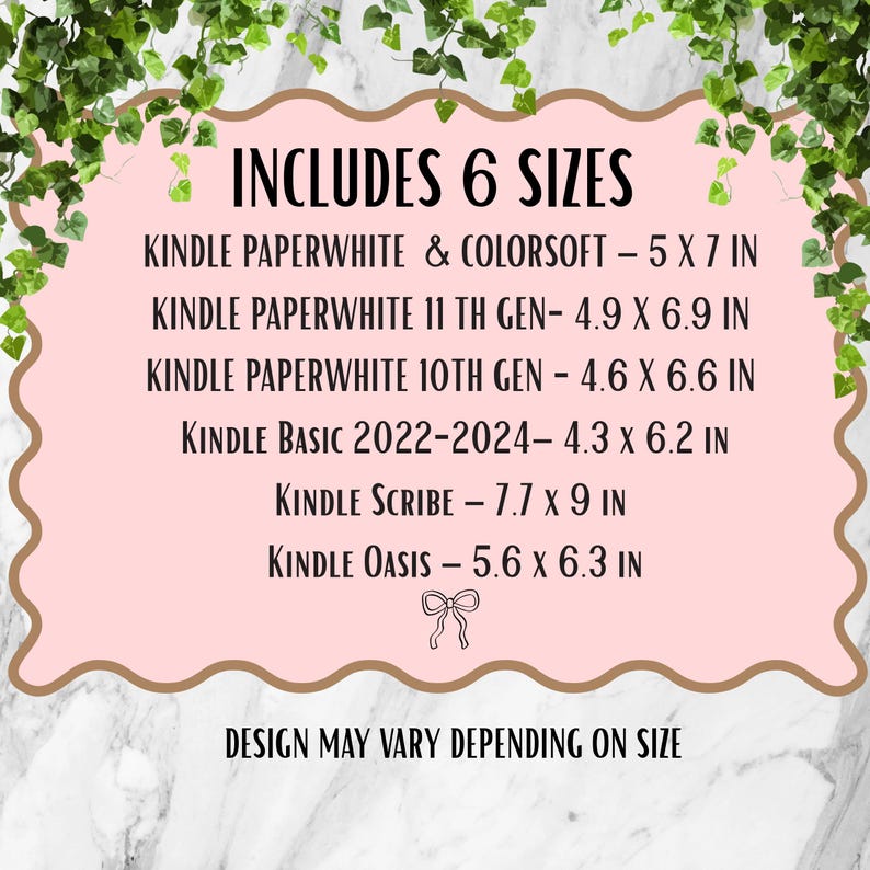 Kindle Insert-bookish Printable Insert - Instant Download- Paper-white, Basic, Scribe, Oasis - Etsy