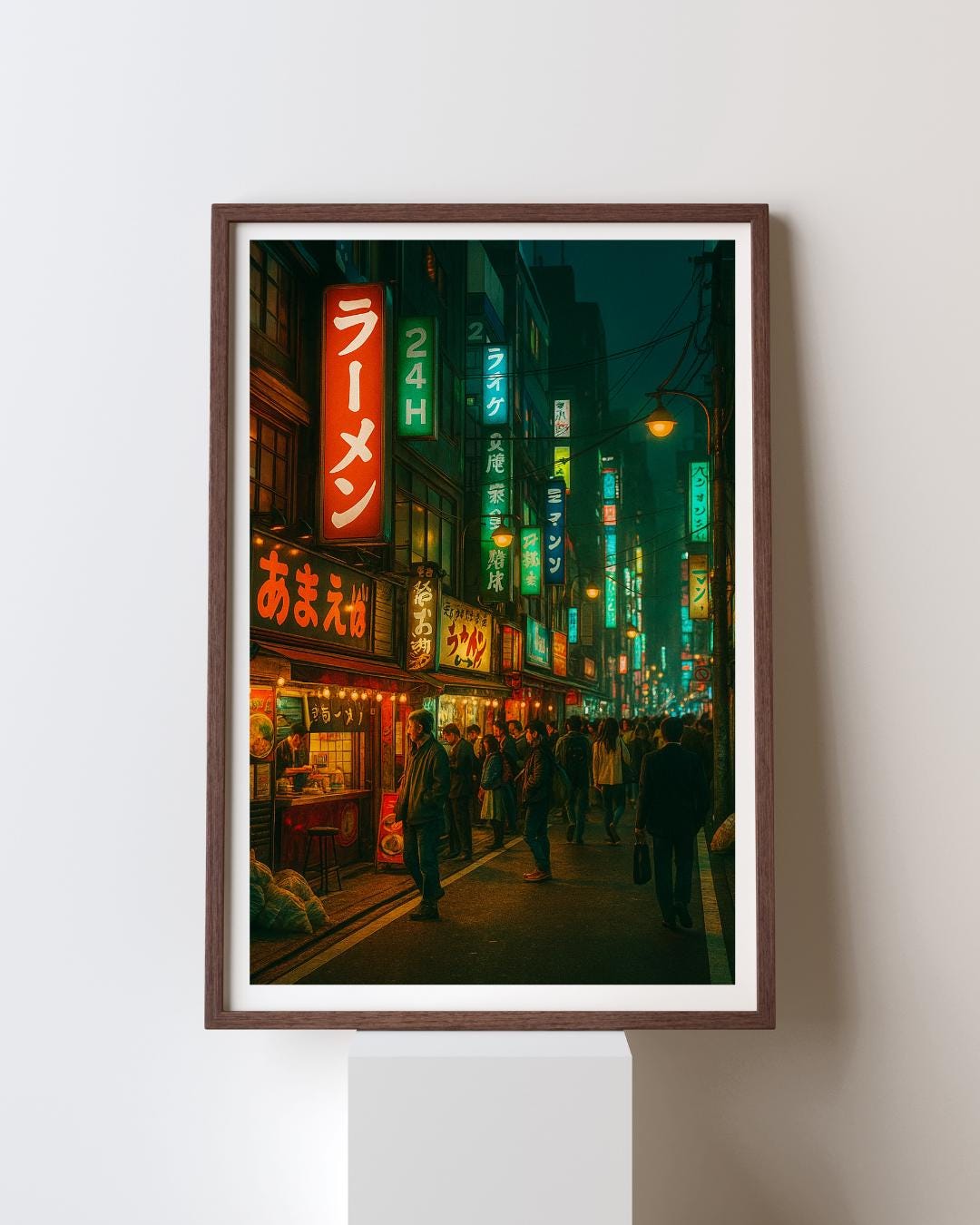 Digital Poster Street Tokyo Neon | Japanese Alley Printable Wall Art ...
