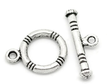 Toggle Clasp Toggle Bar and Ring Necklace Closure Bracelet - Etsy