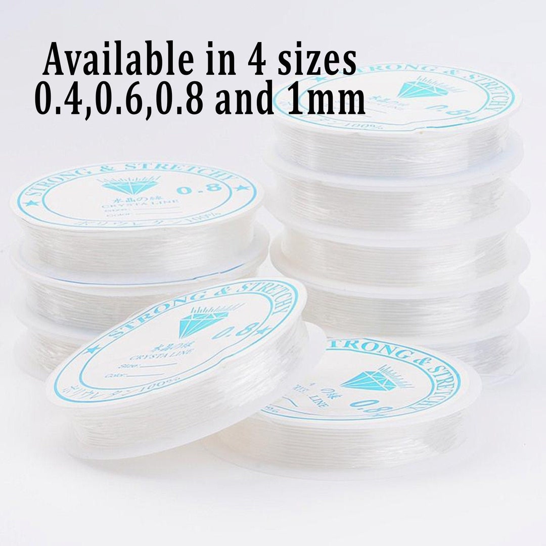 4/6/8 and 1mm Nylon Stretchy Cord/elastic Stretch Cord/strong and ...