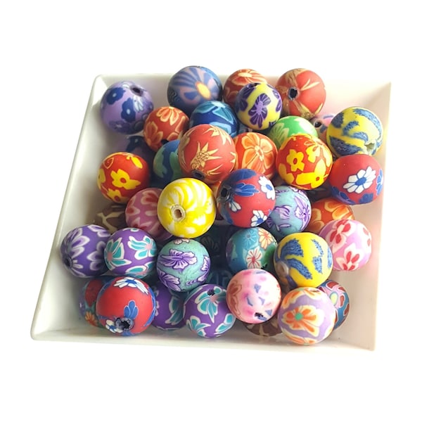 Polymer Clay Beads - Etsy