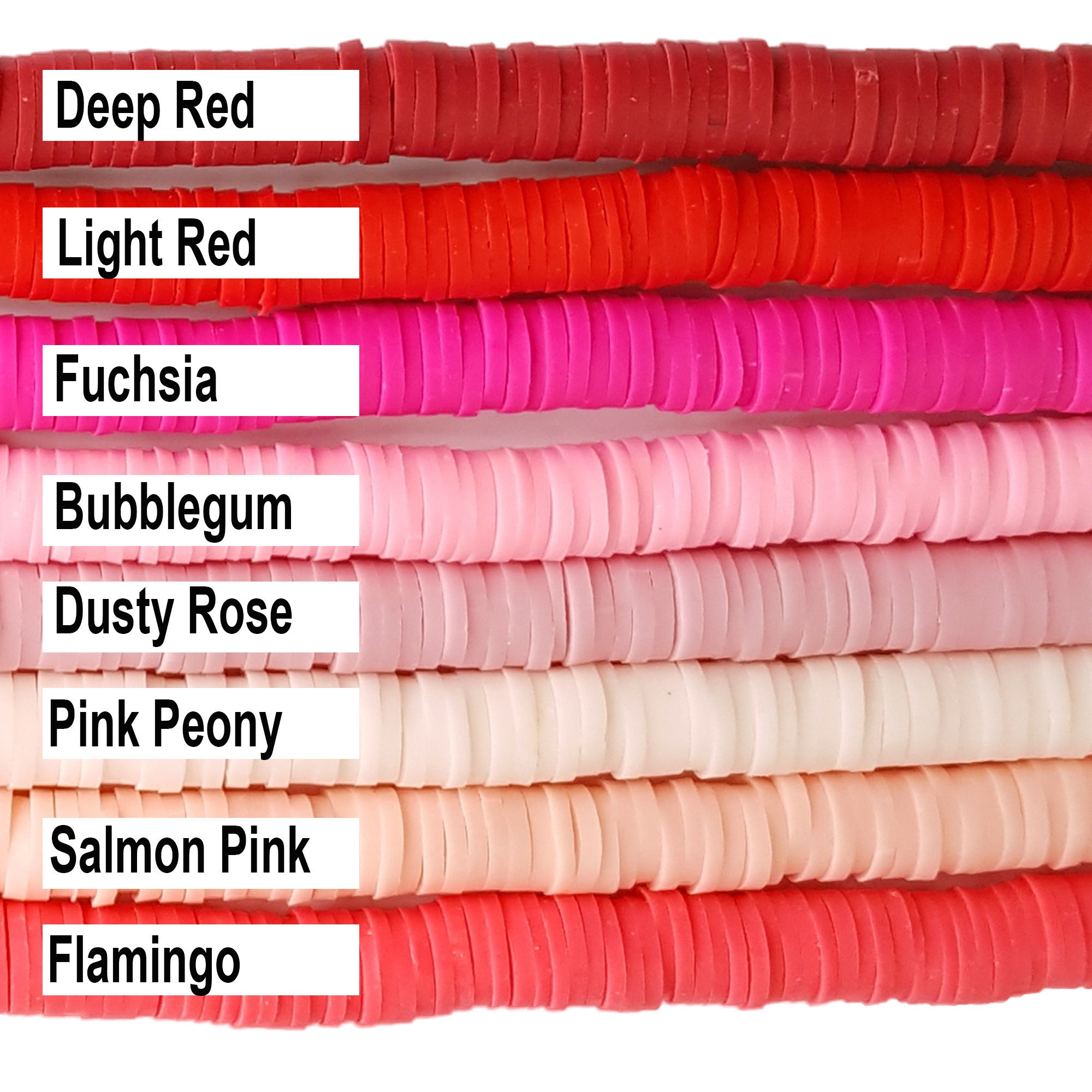 44 Colors IN STOCK 6mm Heishi Beads Polymer Clay Beads Y2K - Etsy Canada