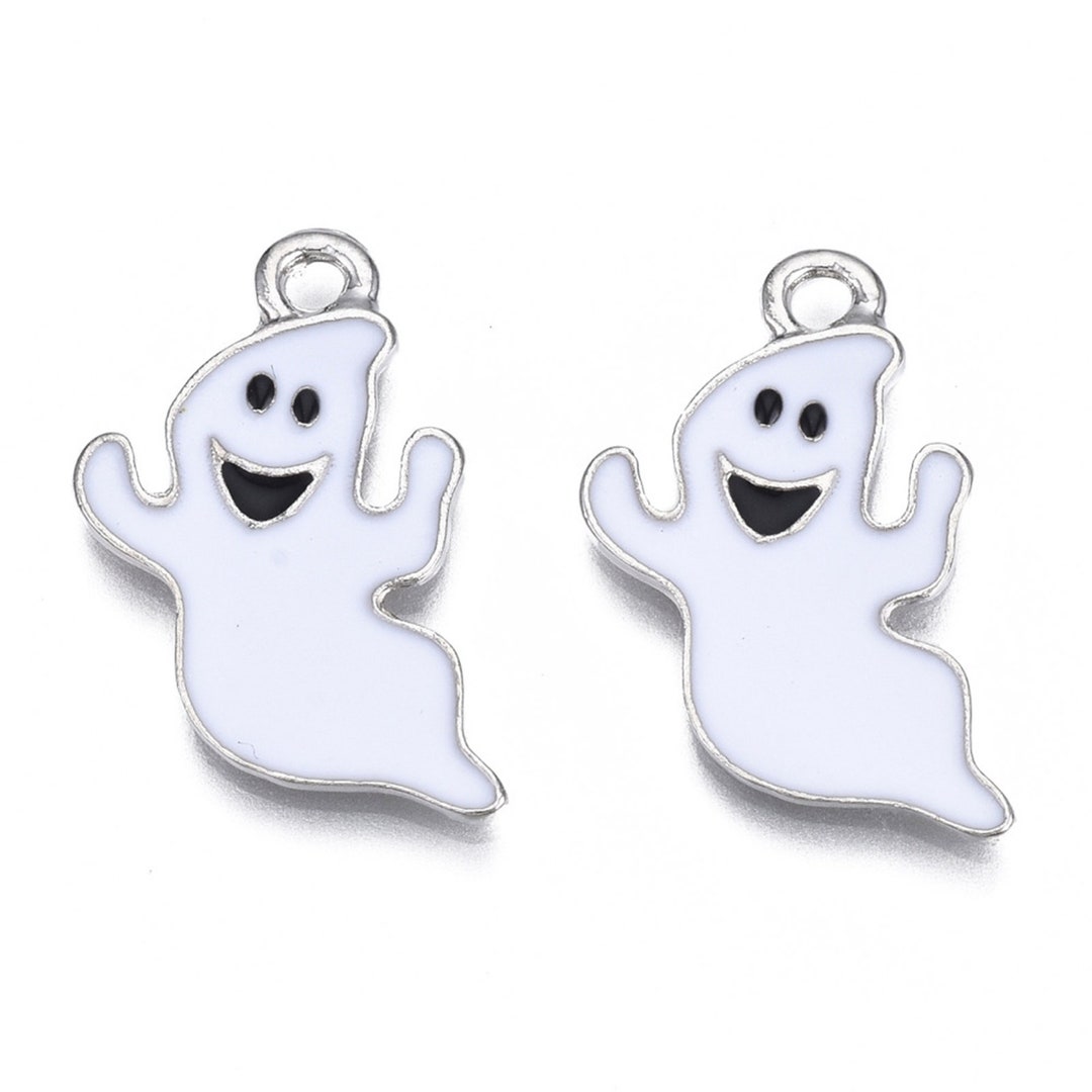 Caspar the Friendly Ghost Charms for Halloween, DIY Charms for ...