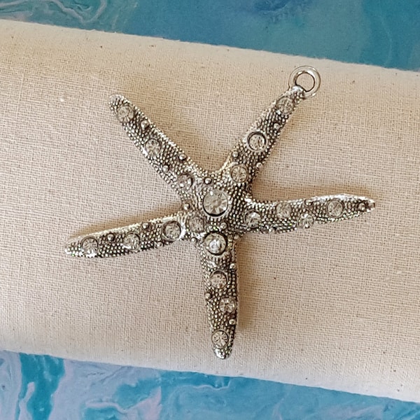 Rhinestone Starfish - Etsy