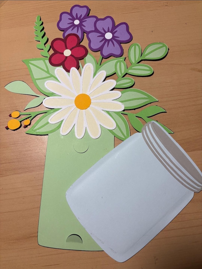 Handmade Flower Bouquet Gift Card Holder - Etsy