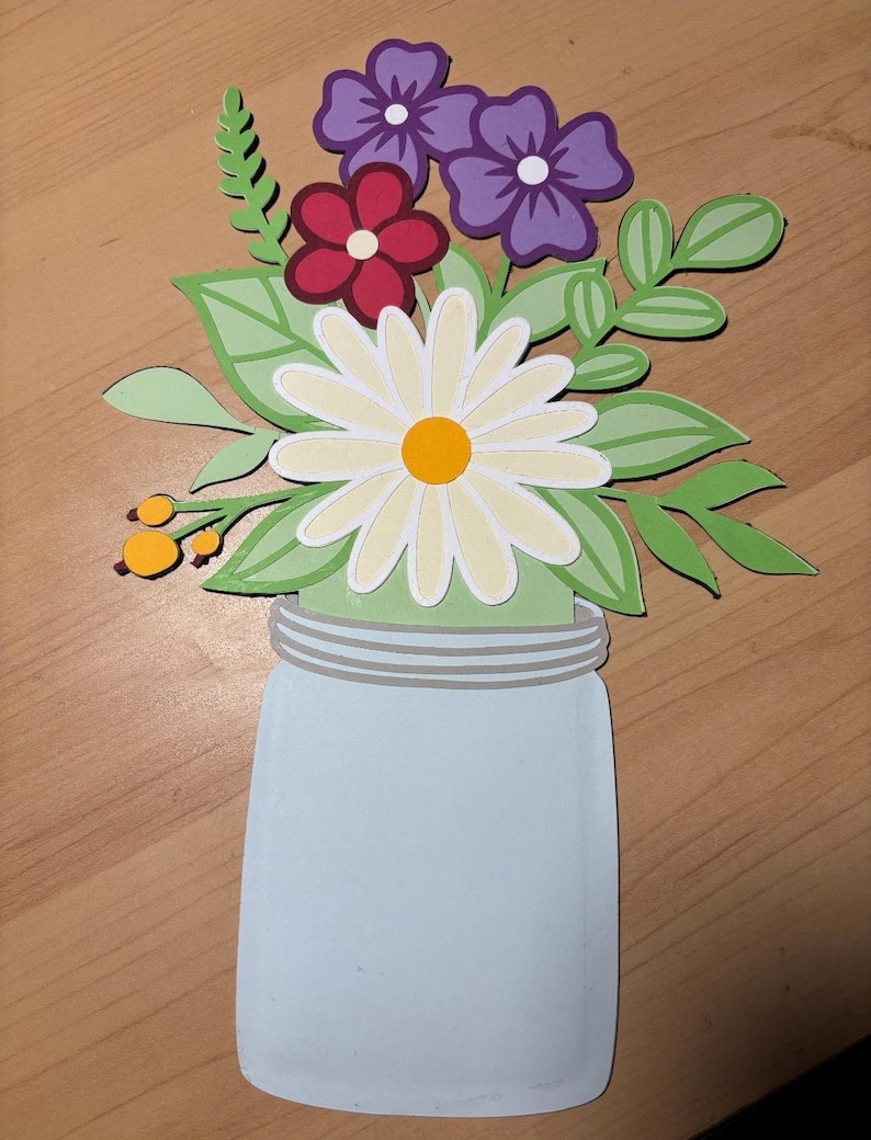 Handmade Flower Bouquet Gift Card Holder - Etsy