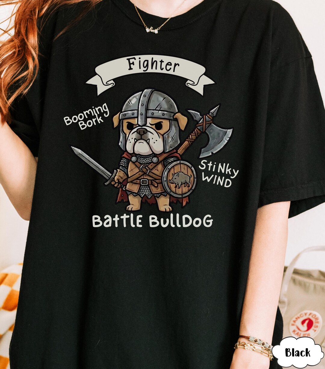 Armored Bulldog Fighter Dnd RPG Comfort Colors T-shirt - Etsy