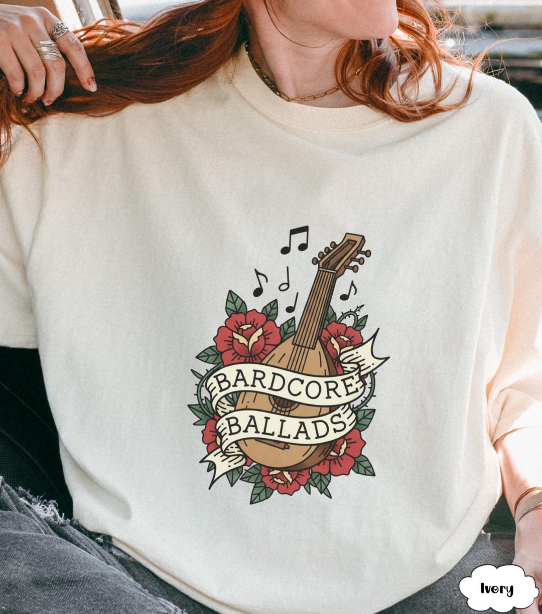 Bardcore Ballads Comfort Colors Dnd RPG Graphic T-shirt - Etsy