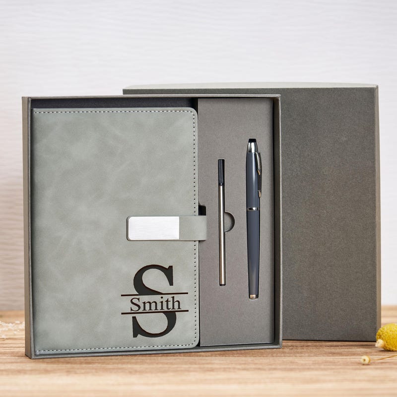Notebook and Pen Set - Etsy