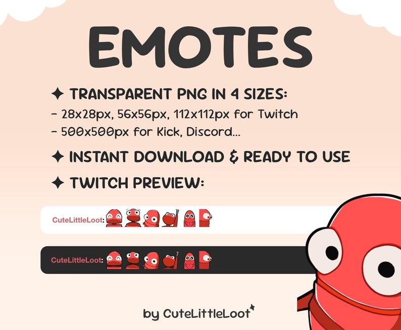 Red R.E.P.O Emotes Pack: 6 Twitch/discord Streamer Emojis - Etsy
