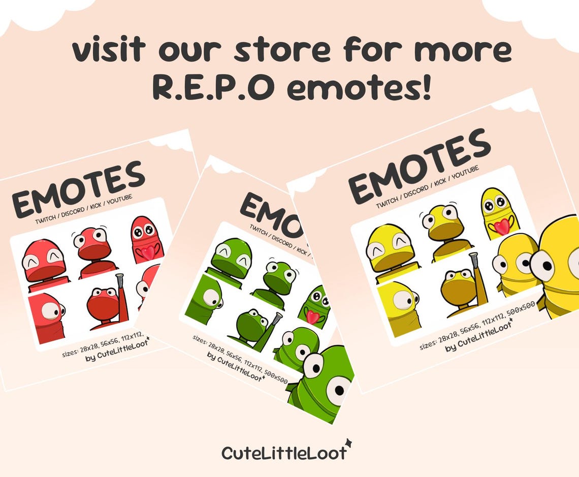R.E.P.O Duck Emote | Apex Predator | Twitch Emote | Discord Emoji ...