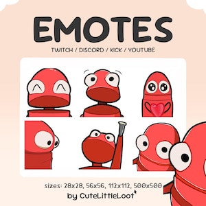 Red R.E.P.O Emotes Pack: 6 Twitch/discord Streamer Emojis - Etsy
