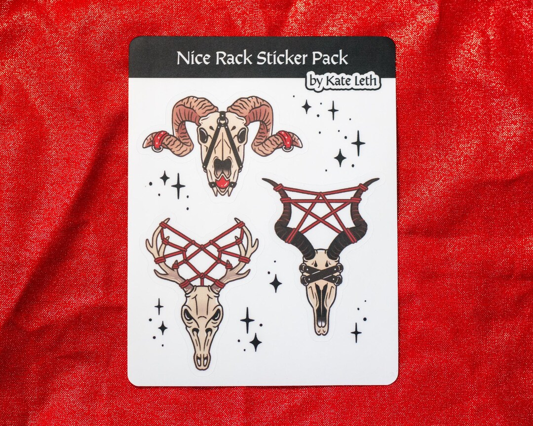 Nice Rack Sticker Pack Sheet - Etsy