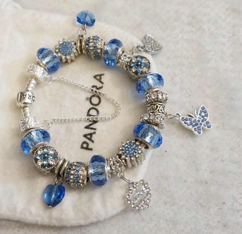 Violets Are Blue.... Authentic Pandora Bracelet - Etsy
