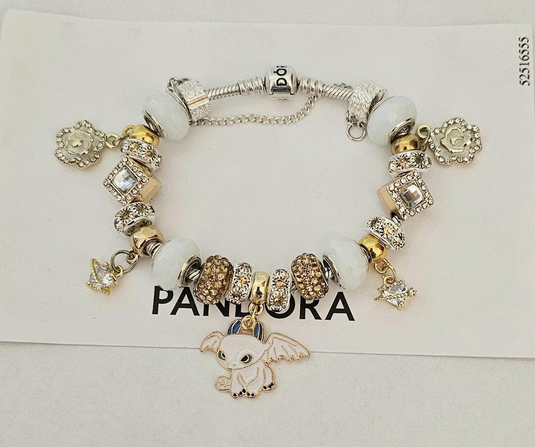 Dragon, Light Fury, - Authentic Pandora Bracelet W/receipt - Etsy