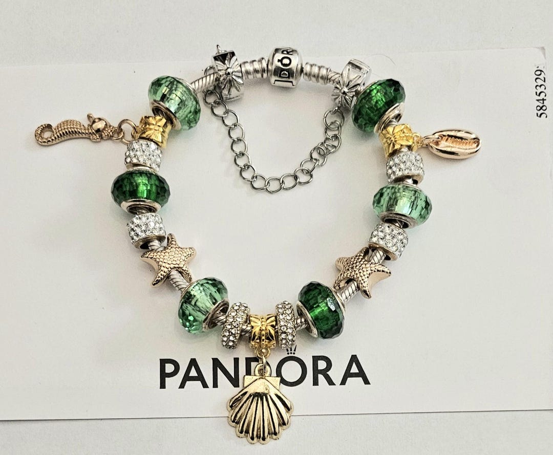 Ocean Breeze Sea Side - Authentic Pandora Bracelet W/receipt - Etsy