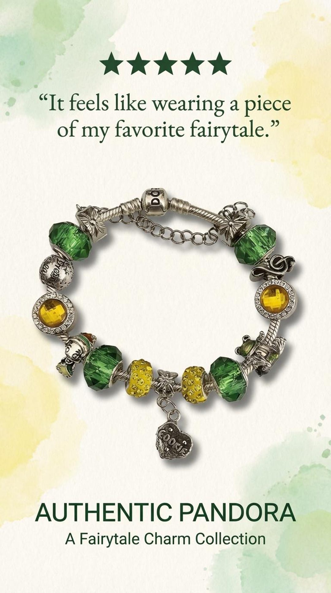 Terrific Tiana - Authentic Pandora Bracelet W/receipt - Etsy