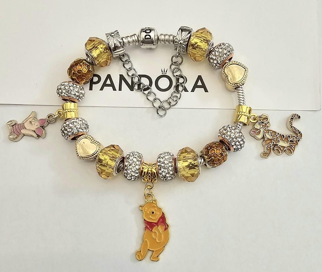 Winnie the Pooh Bear - Authentic Pandora Bracelet W/receipt - Etsy