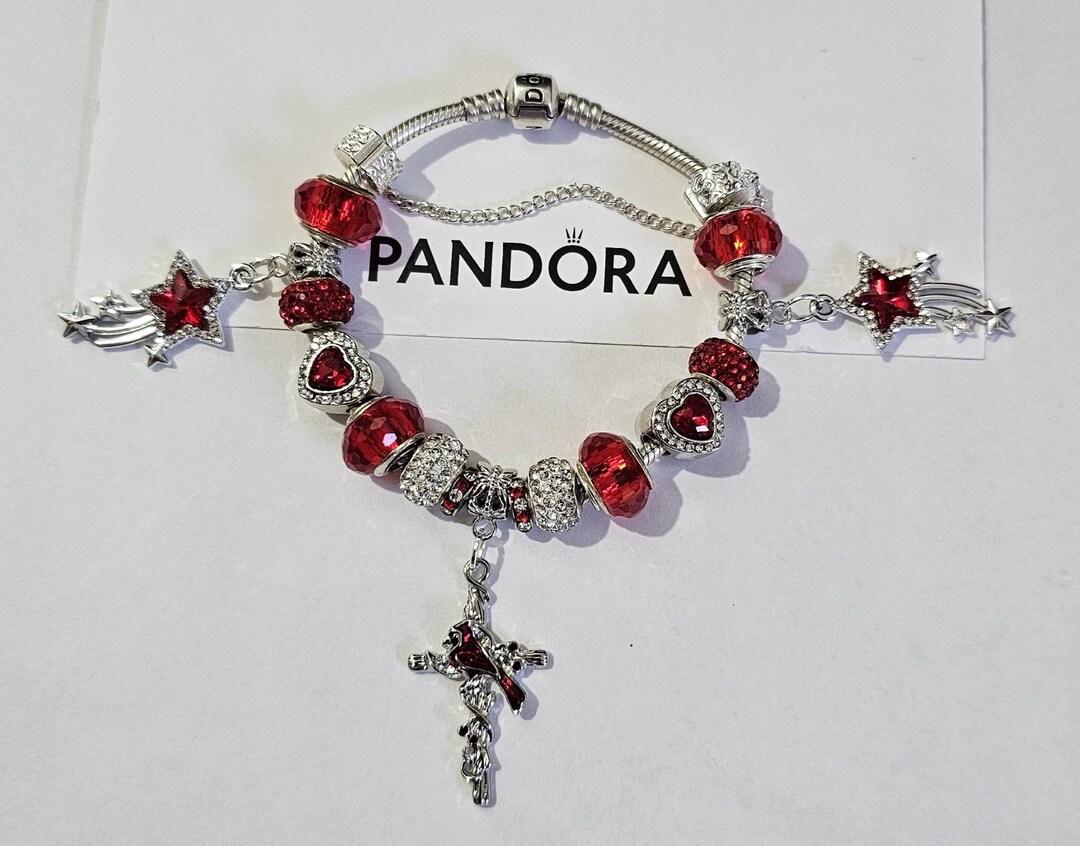 Cross Stars Cardinal - Authentic Pandora Bracelet - Etsy