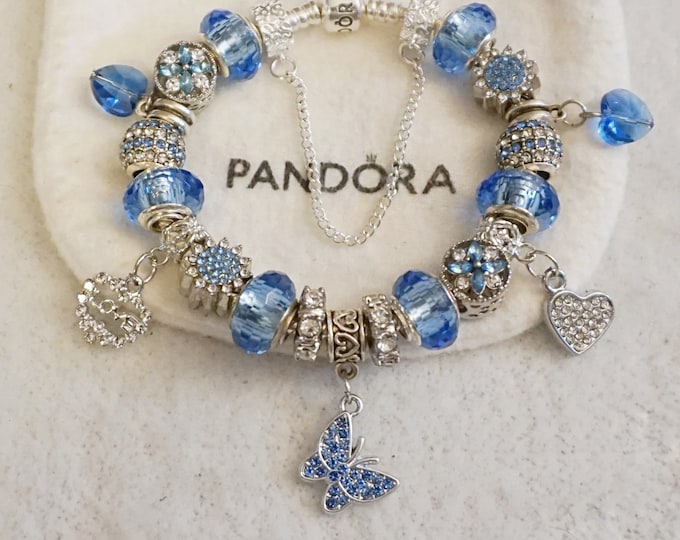Violets Are Blue.... Authentic Pandora Bracelet - Etsy Violets Are Blue.... Authentic Pandora Bracelet - Etsy