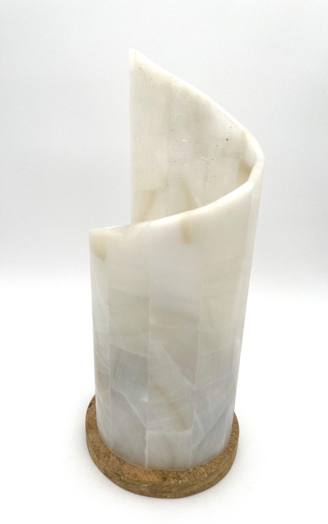 Luna Spiral – Handcrafted Onyx Lamp - Etsy