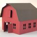 DIY Mini Barn Paper Craft. Printable and SVG Christmas Home Decor ...