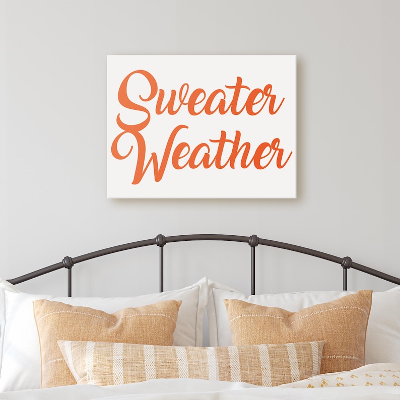 Sweater Weather Printable Sign and SVG File. Fun Fall DIY - Etsy