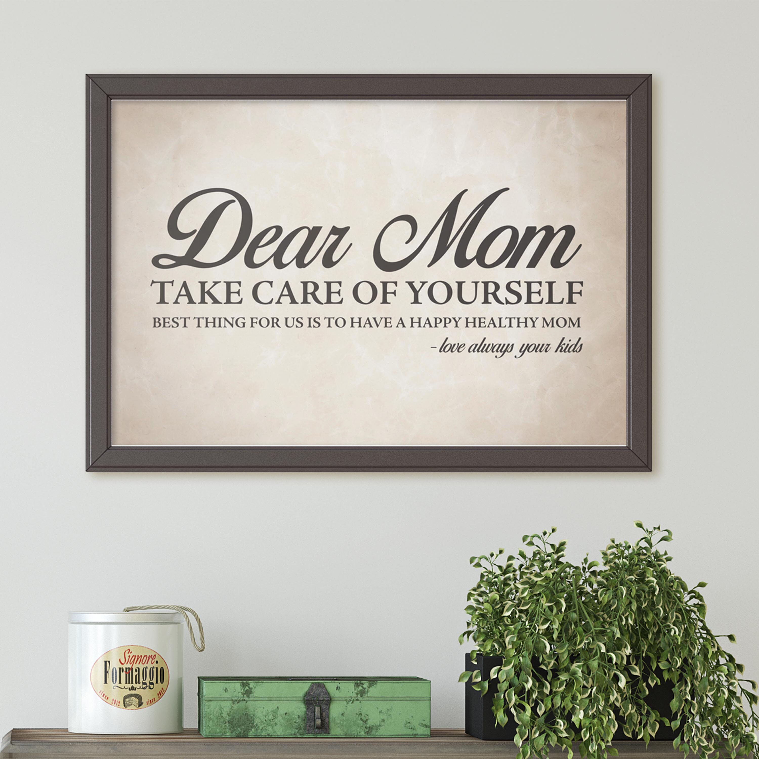 Printable Wall Decor Sign and SVG. Dear Mom. Take Care of - Etsy Canada