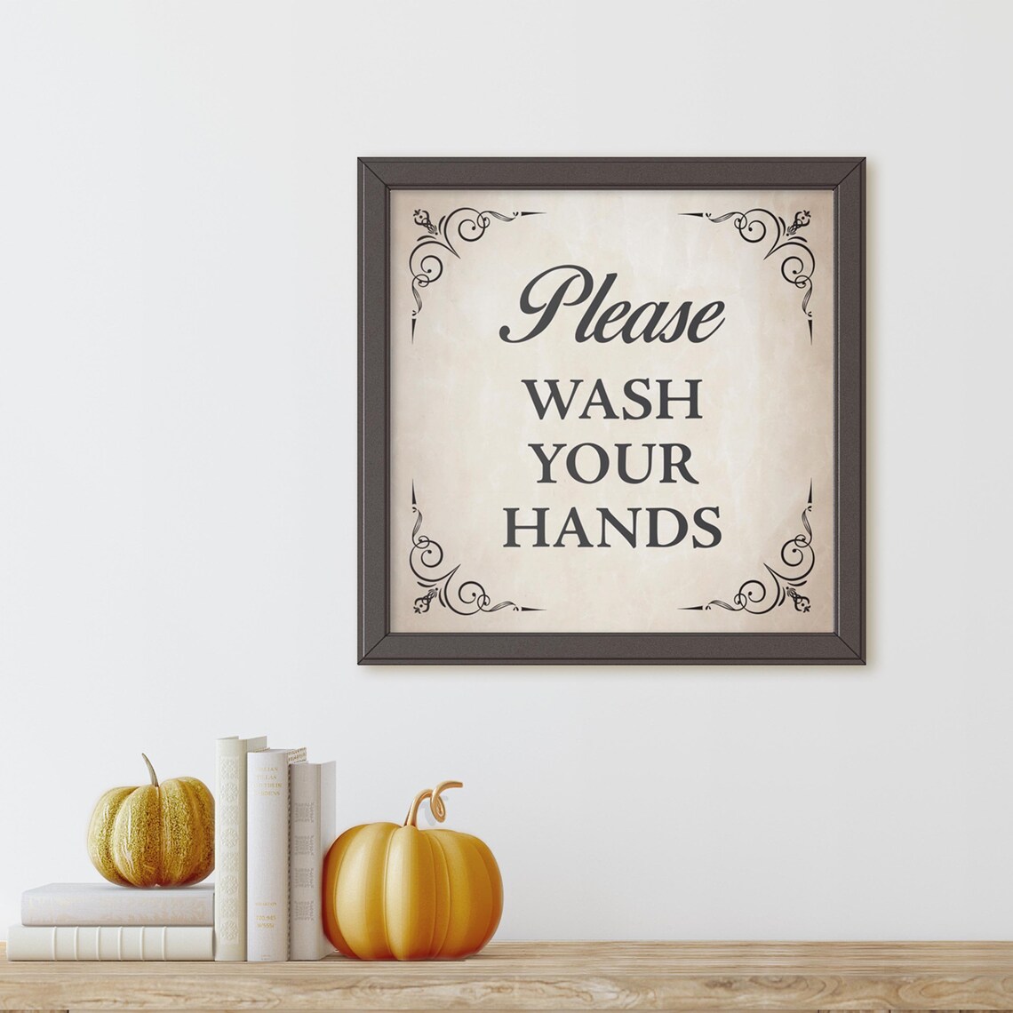 Printable Bathroom Sign and SVG. Please Wash Your Hands. - Etsy