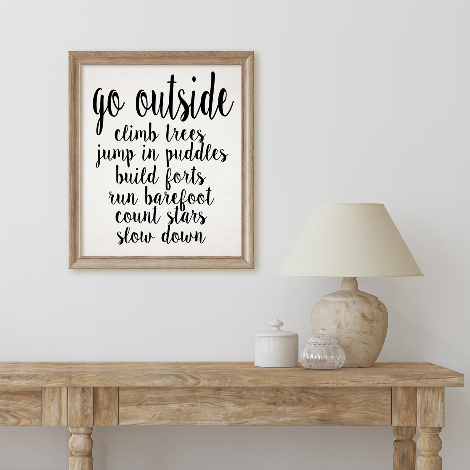 Printable Sign. Go Outside. Includes SVG File. Beautiful - Etsy