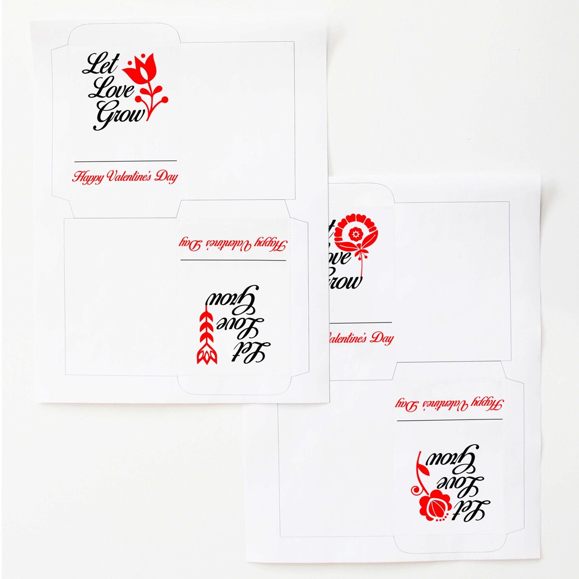 Printable Valentine's Day Seed Packages. Download and - Etsy