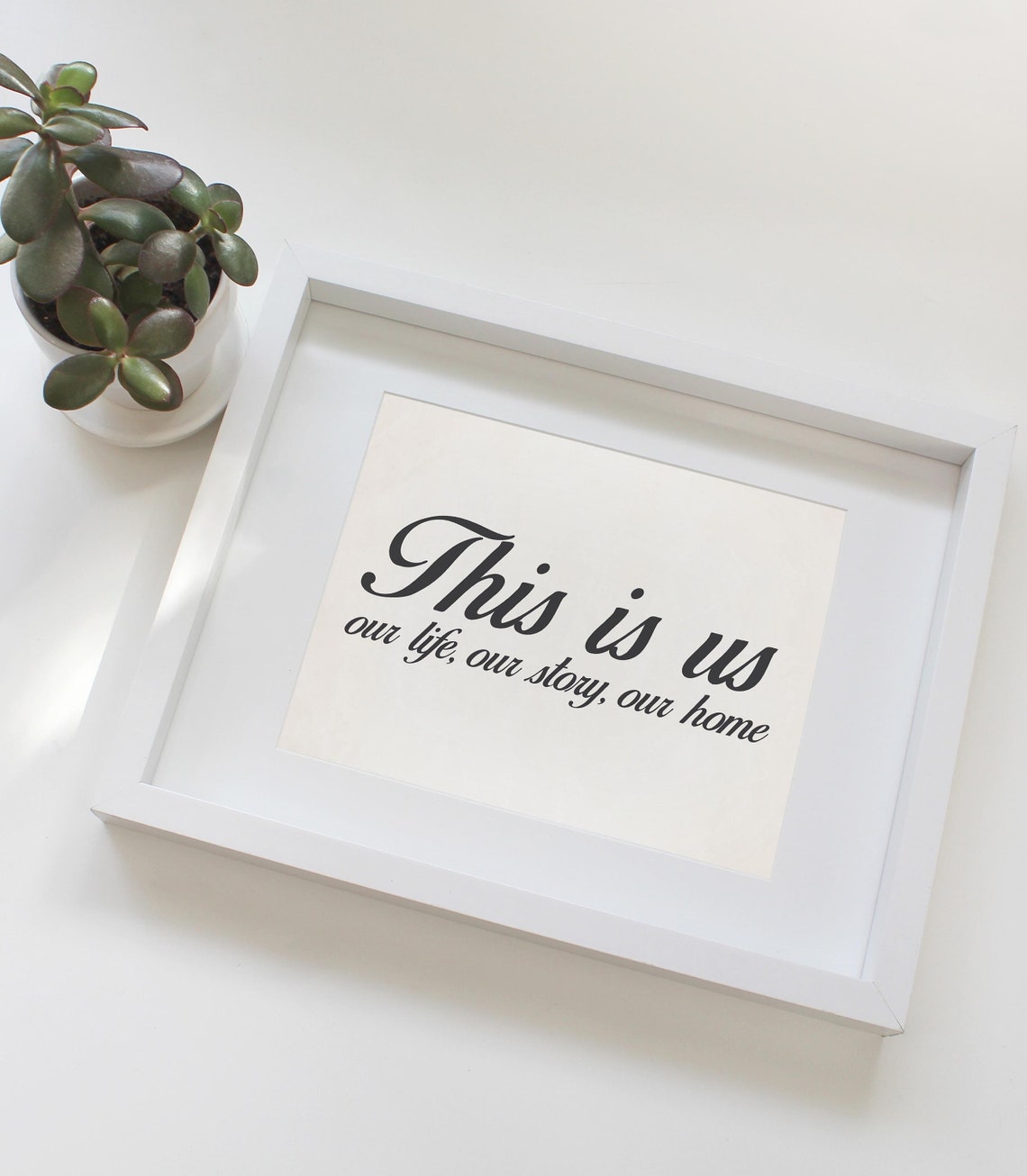 Printable This is Us Sign. Beautifully Simple and Affordable | Etsy