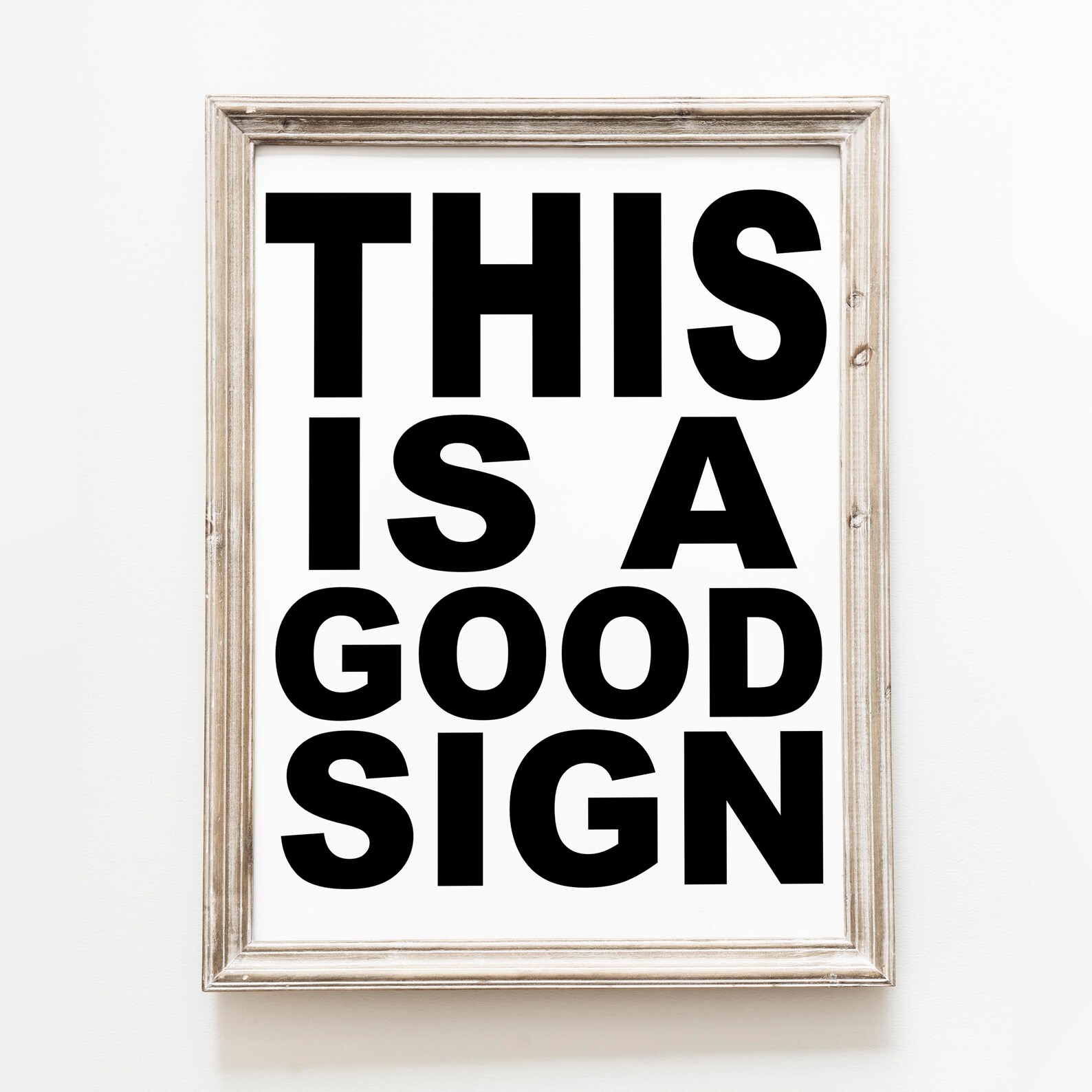 Printable Funny Sign and SVG File. This is A Good Sign. - Etsy