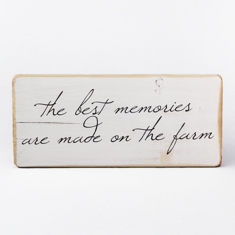 Handmade Rustic Wooden Sign. the Best Memories Are Made on the - Etsy