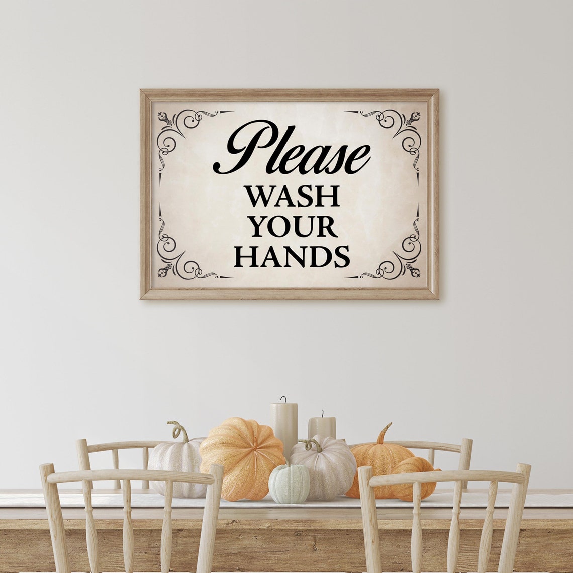 Printable Bathroom Sign. SVG. Please Wash Your Hands. - Etsy Canada
