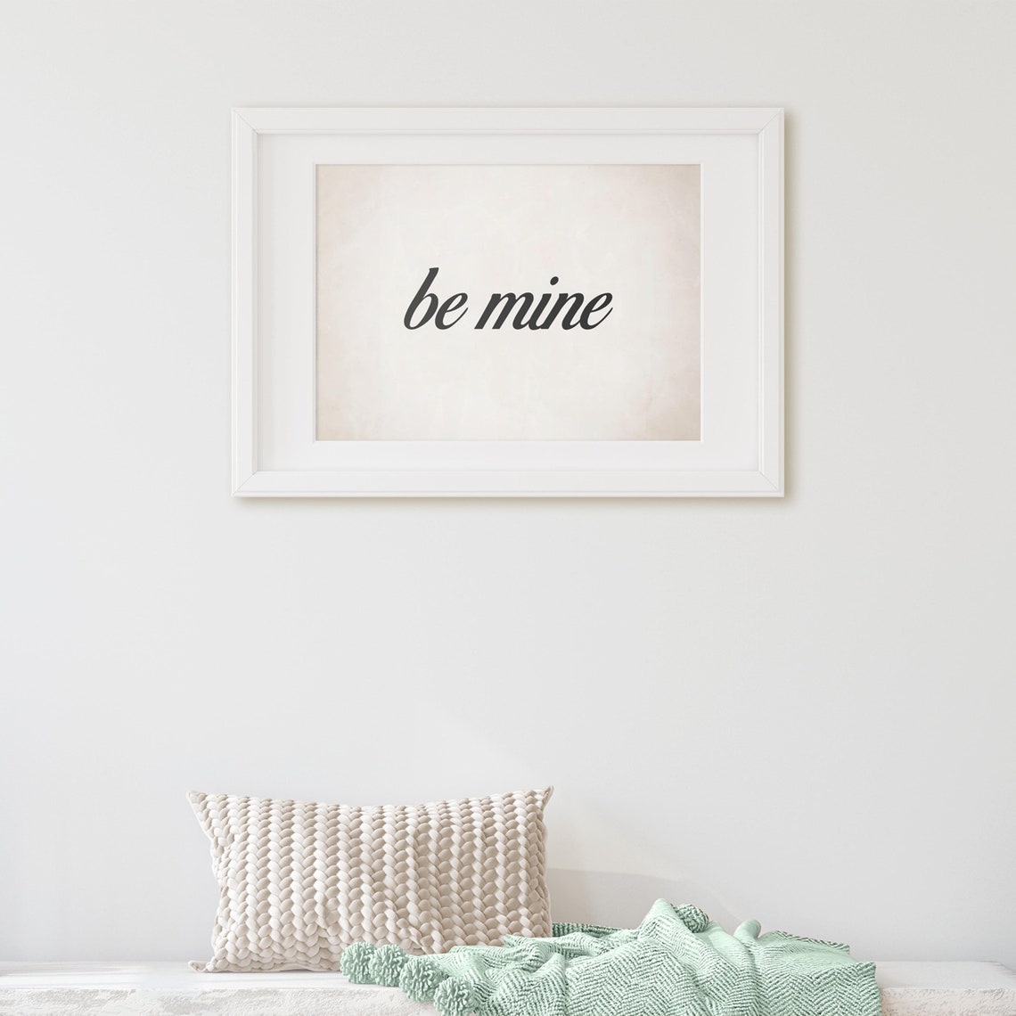 Printable Valentine's Day Sign and SVG. Be Mine. Digital - Etsy