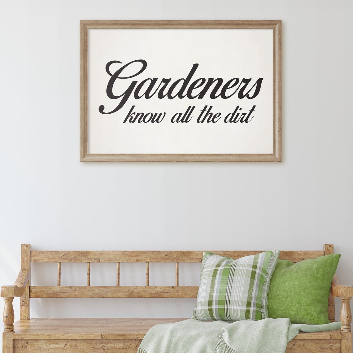 Printable Gardener Sign and SVG. Gardeners Know All the Dirt. - Etsy