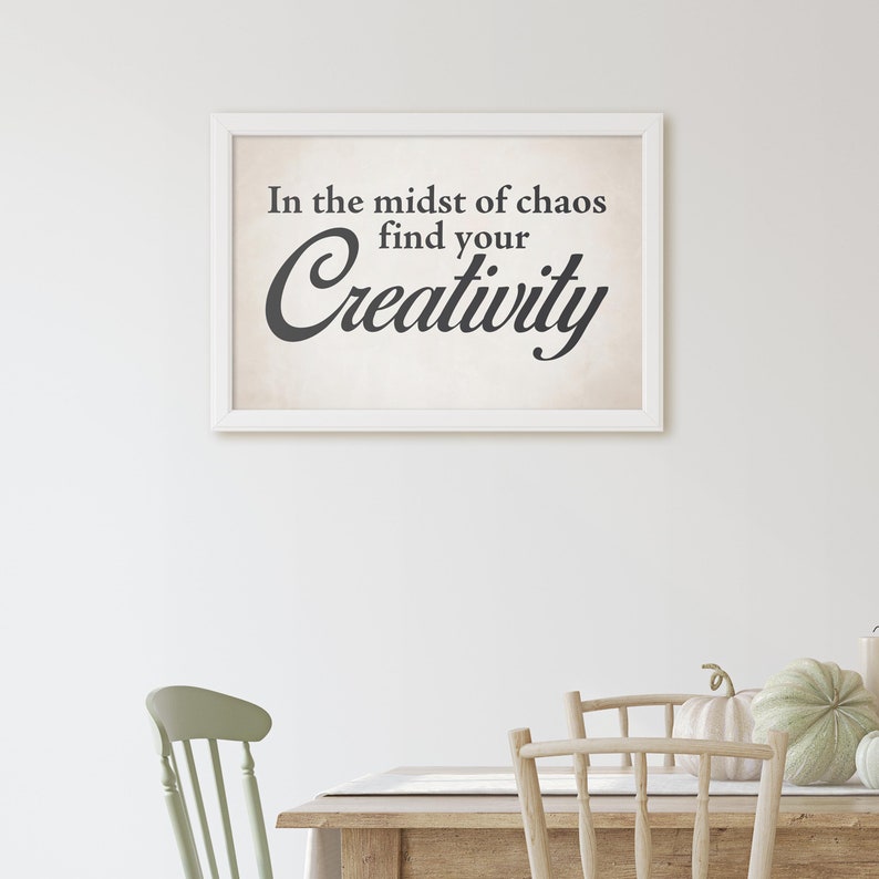Printable Sign for Your Creative Space. Find Your Creativity. - Etsy