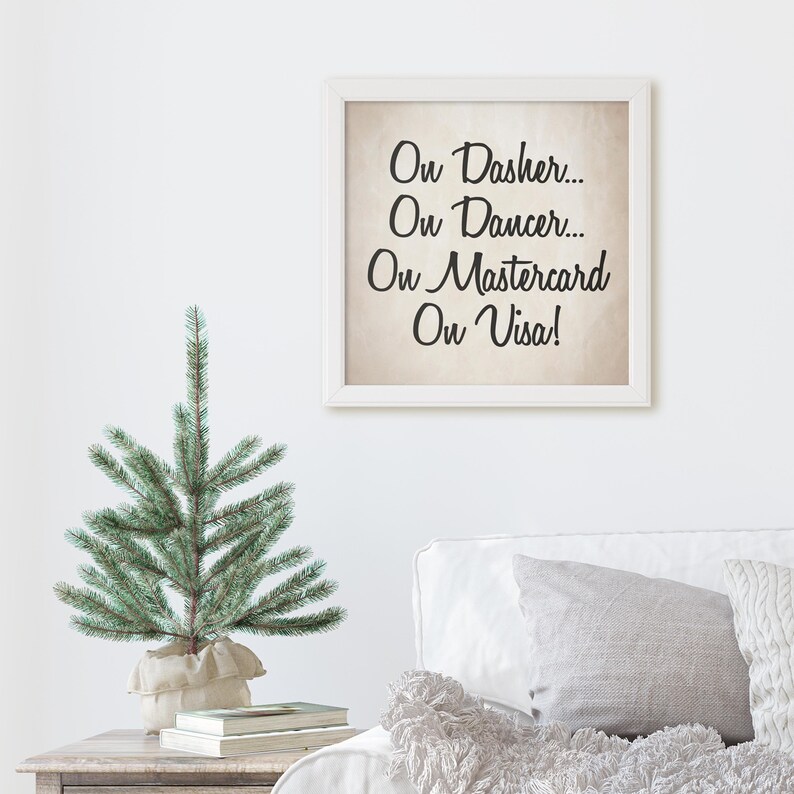 Printable Holiday Quote and SVG. on Mastercard on Visa Funny - Etsy