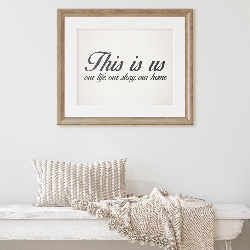 Printable This is Us Sign. Beautifully Simple and Affordable | Etsy