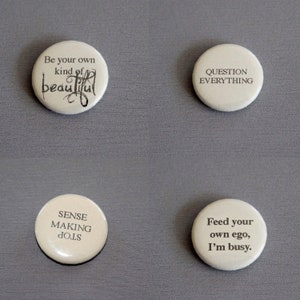 Set of 12 1 Button or Magnet. Pin Button or Strong Magnet ...