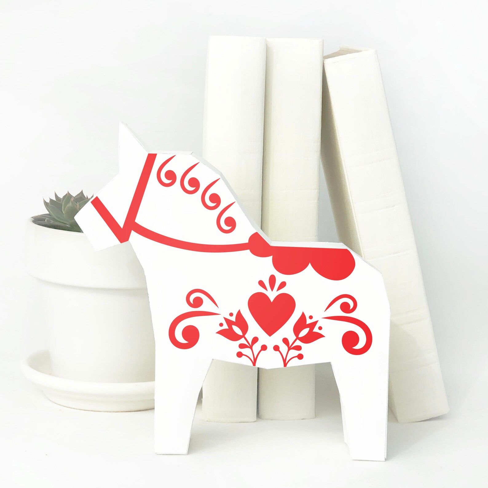Printable Swedish Dala Horse Treat Box. Instant Download and - Etsy Canada