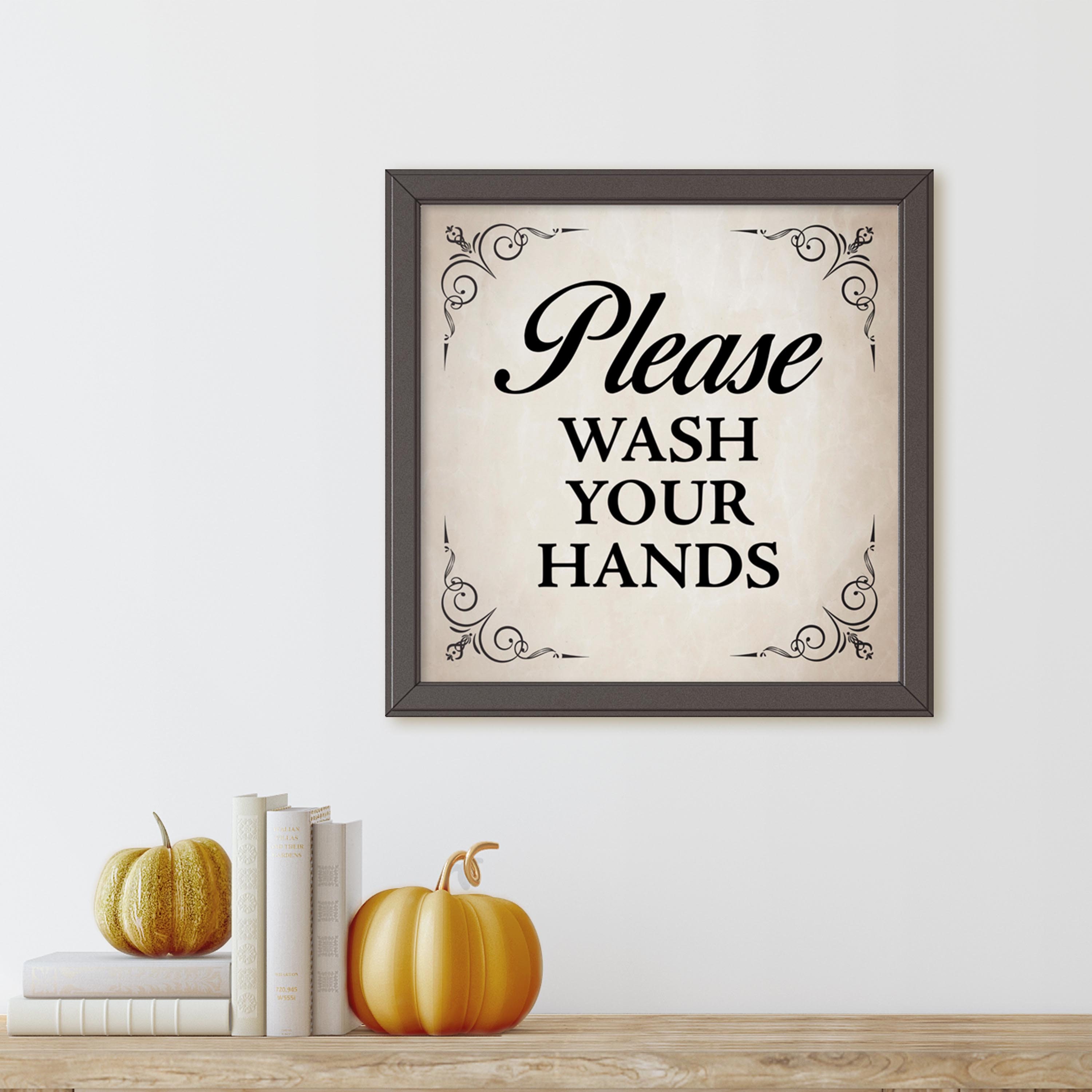 Printable Bathroom Sign. SVG. Please Wash Your Hands. | Etsy