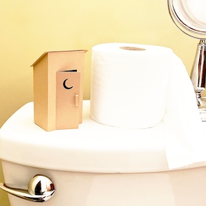 Printable Mini Farm Outhouse: Rustic Paper Craft (PDF & SVG) - Etsy