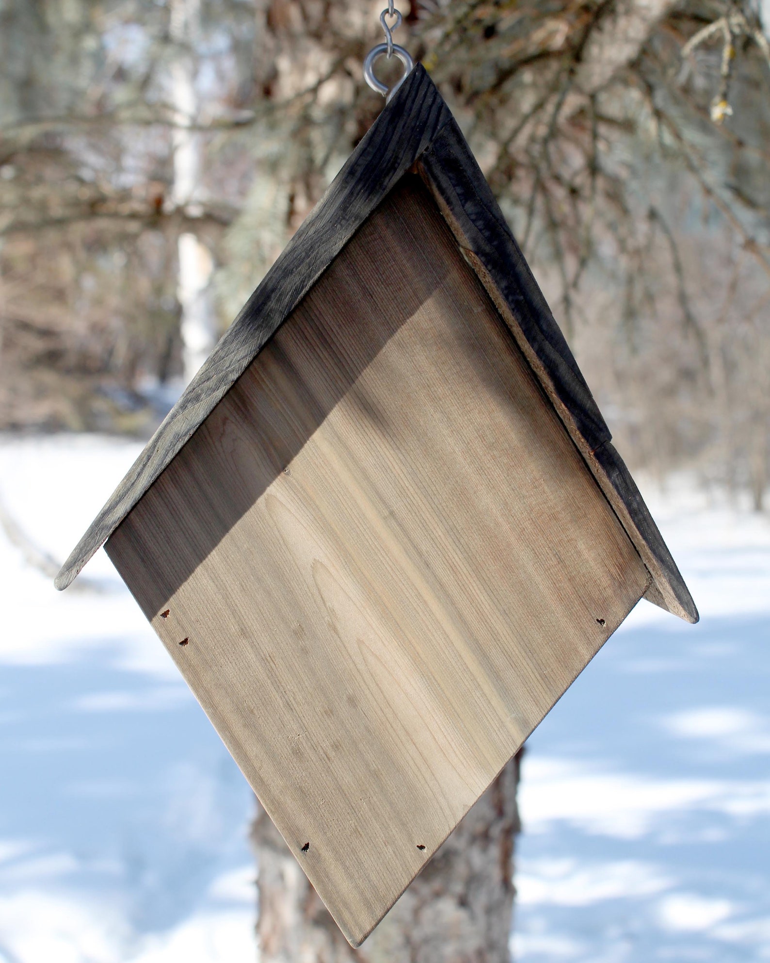 Classic Cedar Bird House. Rustic Bird House. Removable Roof | Etsy
